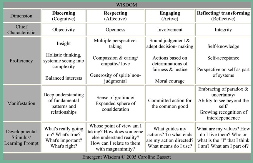 Emergent Wisdom Model at The Wisdom Institute and Becoming OtherWise ...